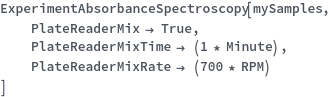 ExperimentAbsorbanceSpectroscopy Documentation